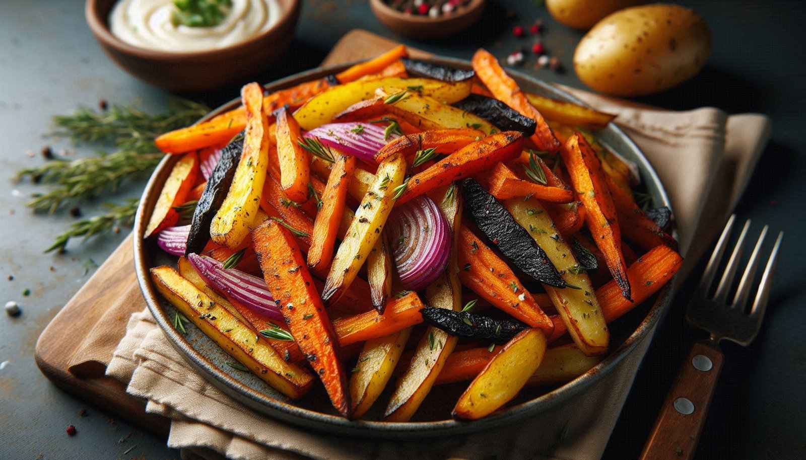 Garlic Roasted Root Vegetable Fries Recipe – Organic Bio Foods